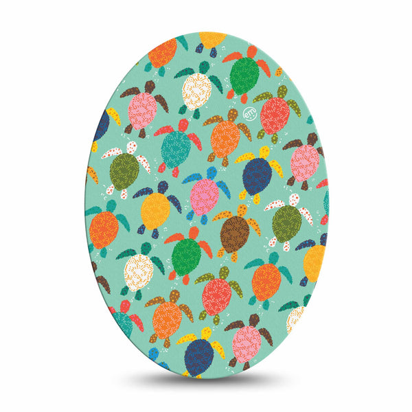 ExpressionMed Sea Turtles Adhesive Patch Oval - Diabeticsupply.co.uk