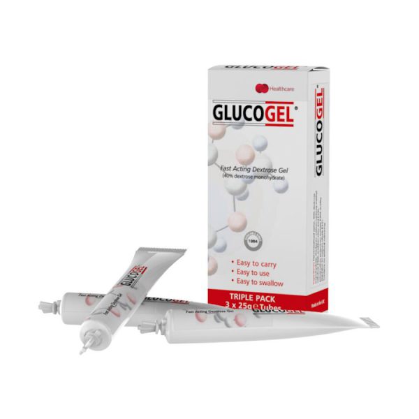 Glucogel 25g Tubes (Triple Pack) - Diabeticsupply.co.uk