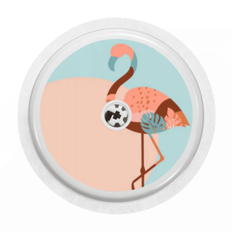 Freestyle Libre 2 Sensor Cover (Fabulous Flamingo) - Diabeticsupply.co.uk