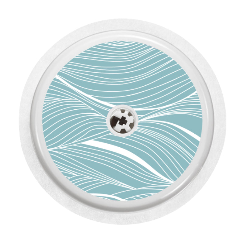Freestyle Libre 2 Sensor Cover (Making Waves) - Diabeticsupply.co.uk