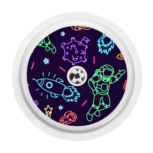 Freestyle Libre 2 Sensor Cover (Neon Space) - Diabeticsupply.co.uk