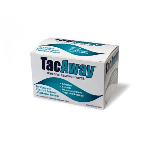 Tac Away Adhesive Remover Wipes 50 Pack - Diabeticsupply.co.uk